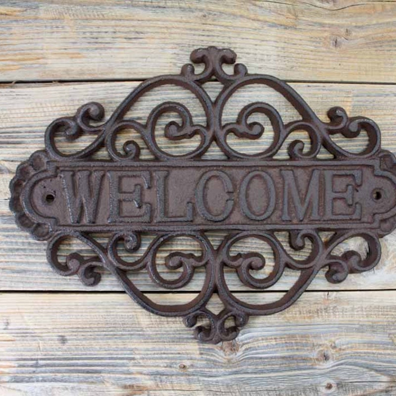 Welcome Plaque - Etsy