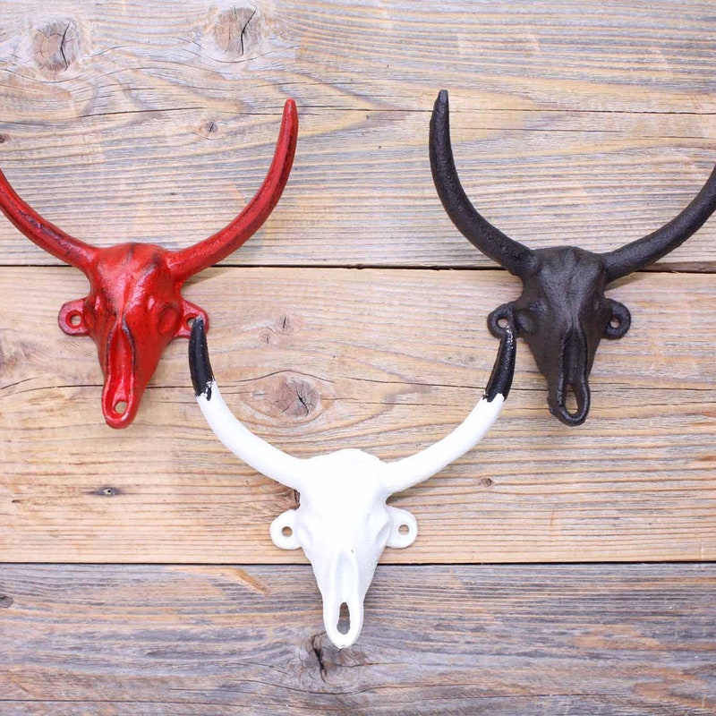 Decorative Cow Skull - Etsy