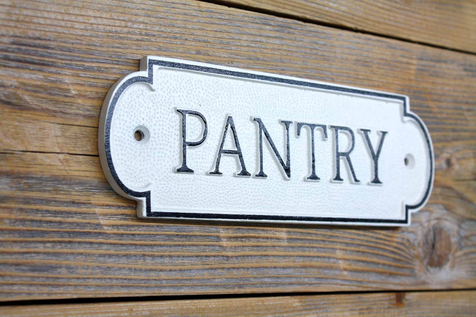 Pantry Door Sign Cast Iron Pantry Kitchen Plaque - Etsy