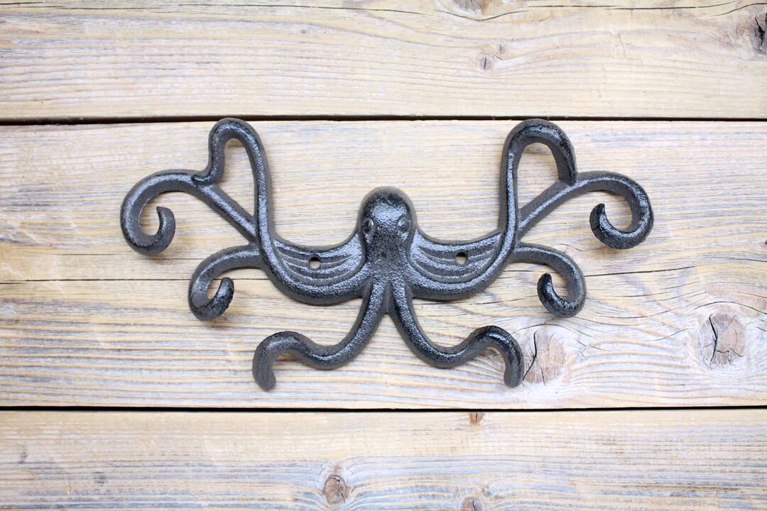 Octopus Key Holder, Ocean Themed Entryway Key Rack - Etsy