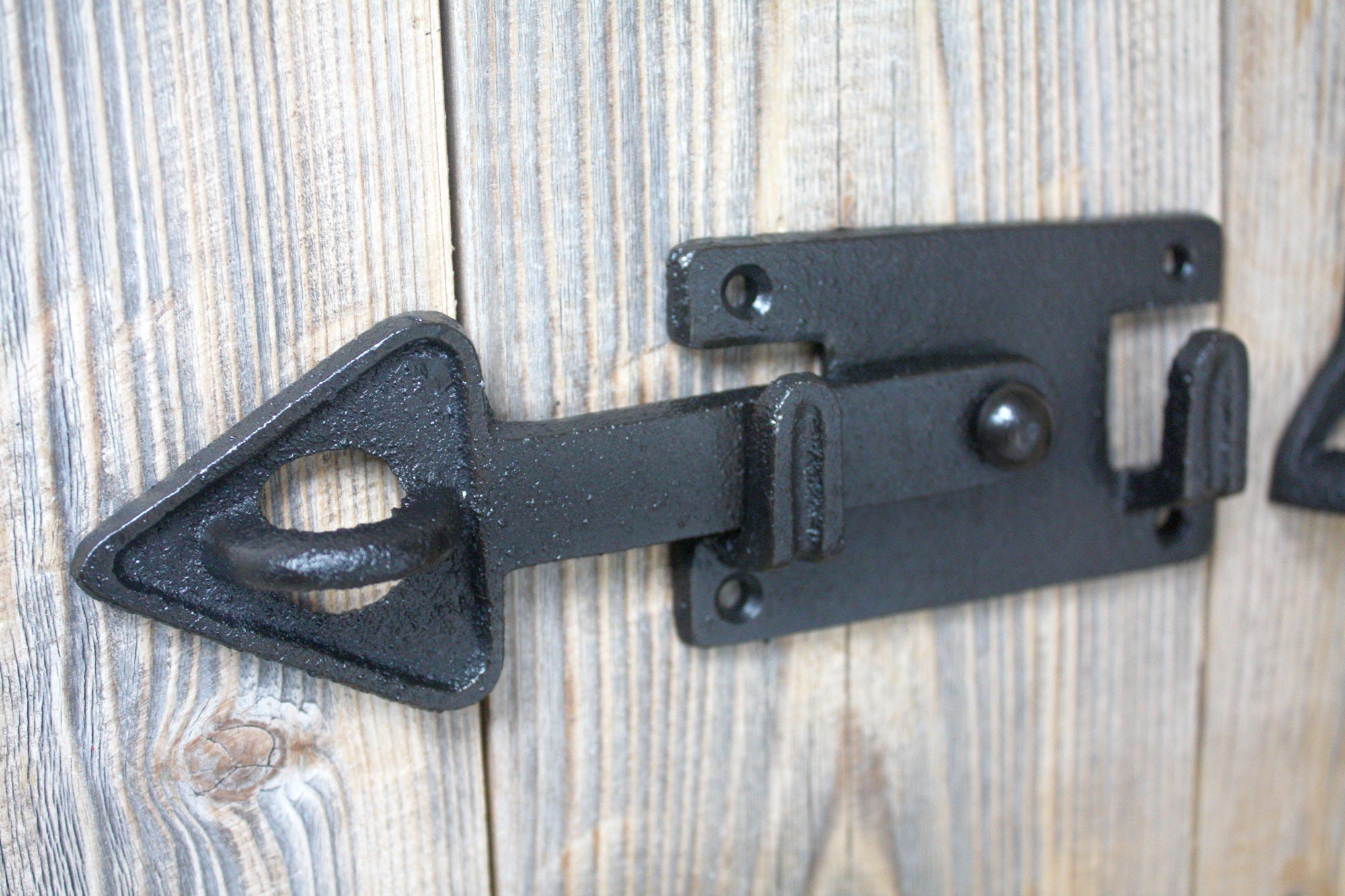 Arrowhead Cast Iron Gate Latch or Door Latch Garden Gate Lock | Etsy