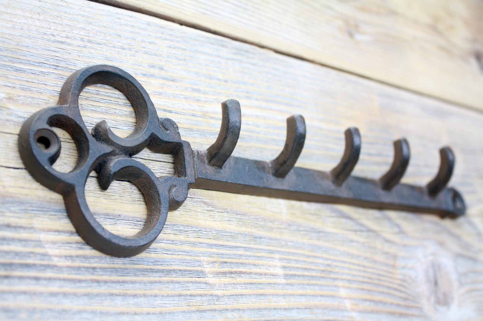 Cast Iron Key Rack Classic Key Holder for Wall | Etsy