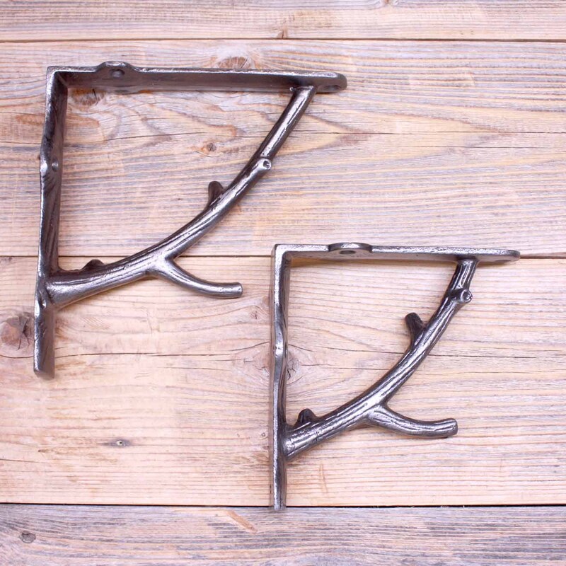 Tree Branch Shelf Bracket - Etsy