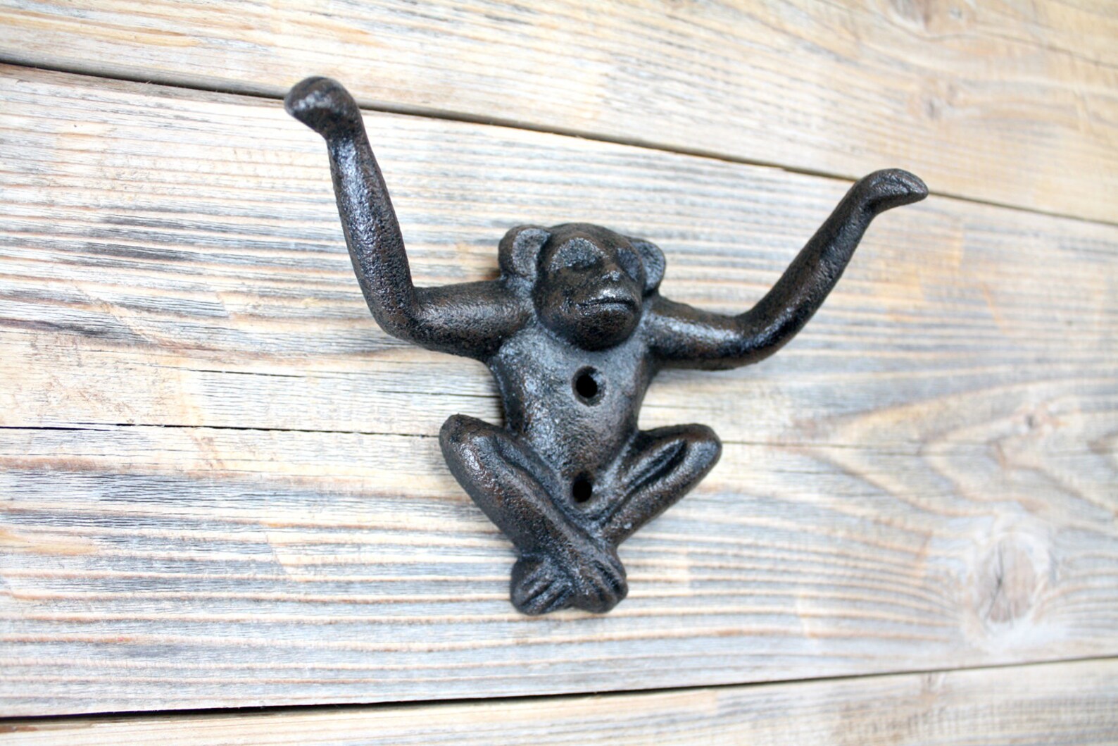 Monkey Hook Zoo Animal Coat Hooks Cast Iron Wall Hook - Etsy