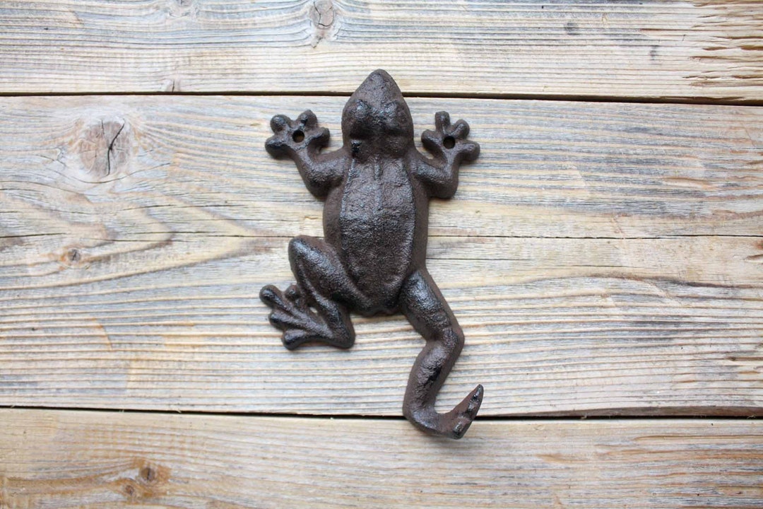 Decorative Frog Hook, Cast Iron Coat or Wall Hooks - Etsy