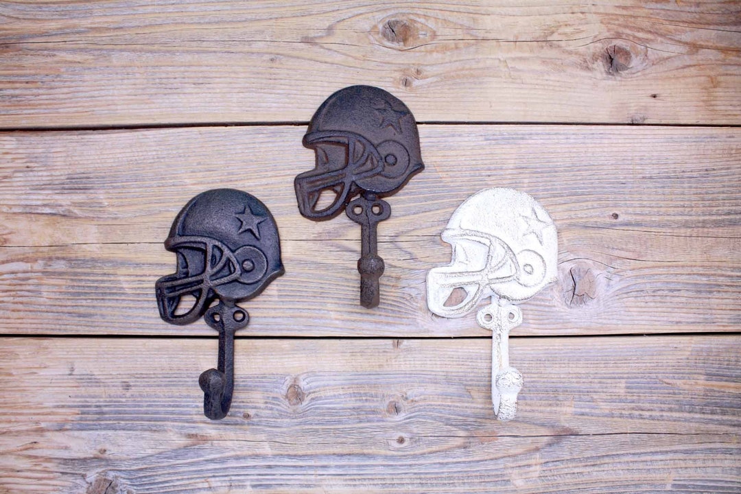 Football Helmet Hook, Sports Room or Medal Trophy Wall Hooks - Etsy