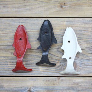 Fish Wall Hook, Cast Iron Fish Coat Hook - Etsy