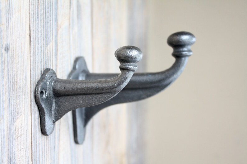 Industrial Wall Hook Sturdy Cast Iron Hook - Etsy