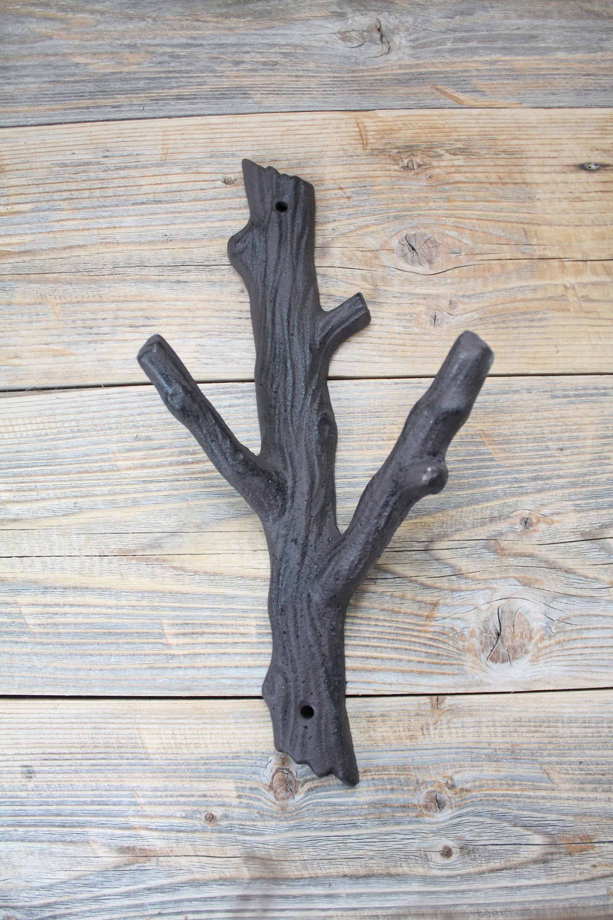 Extra-large Double Tree Branch Hook Cast Iron Entryway Coat - Etsy Denmark