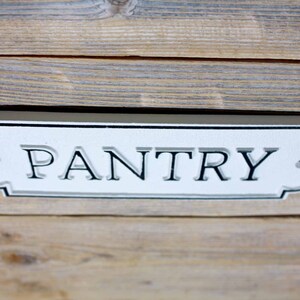 Pantry Door Sign - Cast Iron Pantry Kitchen Plaque - Etsy Canada