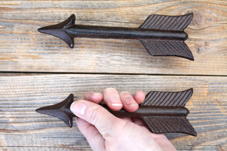 Cast Iron Arrow Handle Arrow Dresser Handles - Etsy Canada