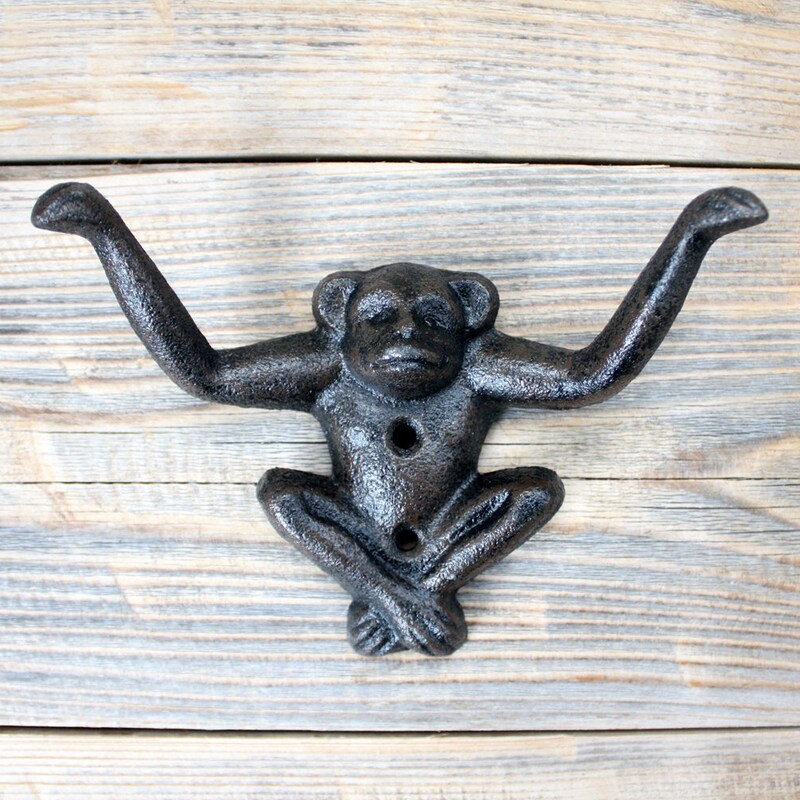Monkey Wall Hook - Etsy