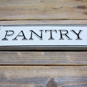 Pantry Door Sign Cast Iron Pantry Kitchen Plaque - Etsy Canada