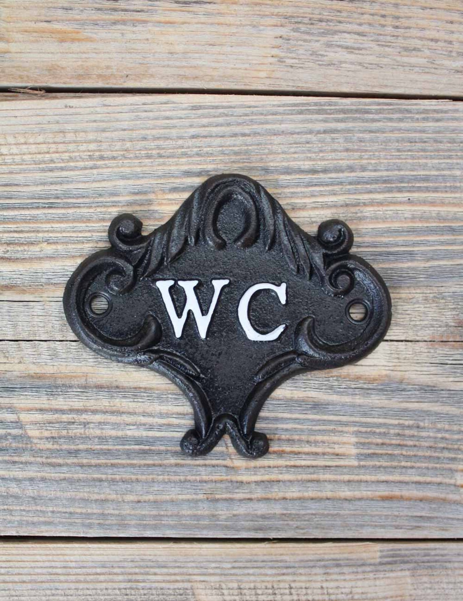 WC Water Closet Door Sign Plaque | Etsy