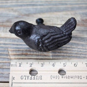 Small Cast Iron Bird Knobs, Dresser Handles, Drawer Pulls - Etsy