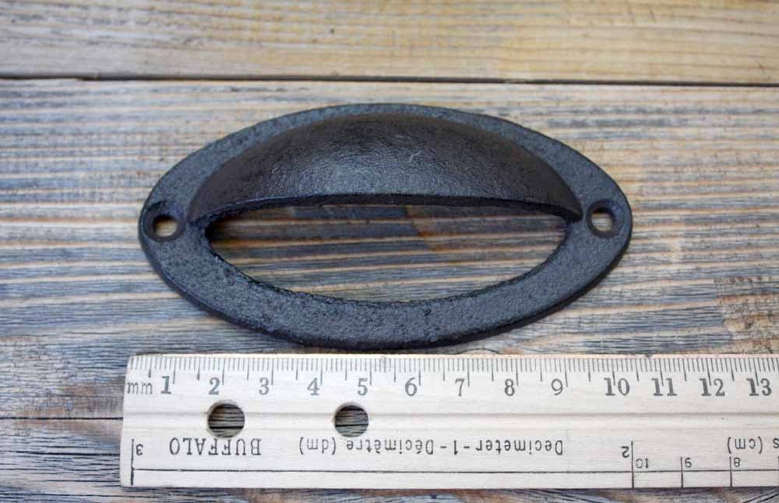 Cast Iron Drawer Pull Drawer Handle Cabinet Cup Handle - Etsy