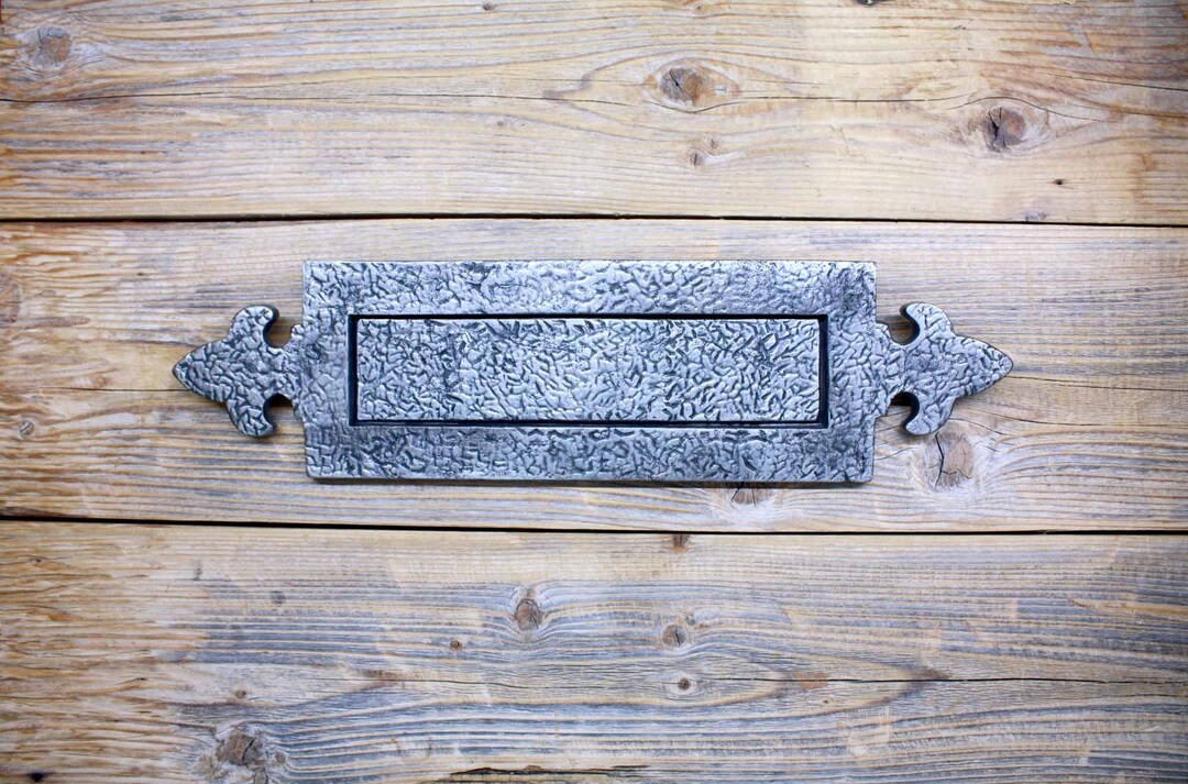 Front Door Letter Mail Slot, Cast Iron Mail Flap - Etsy