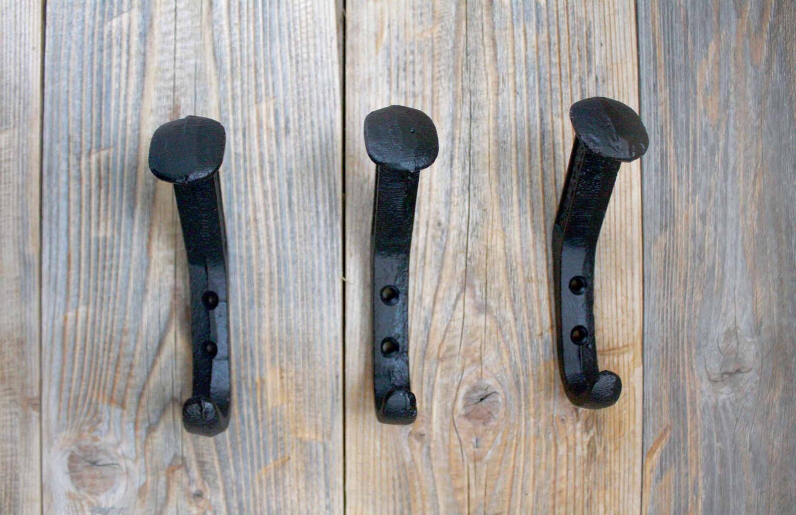 Railroad Spike Hook, Cast Iron Railway Coat Hook, Strong Metal Wall ...