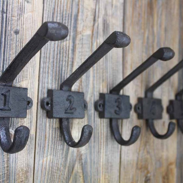 Numbered Hooks - Etsy