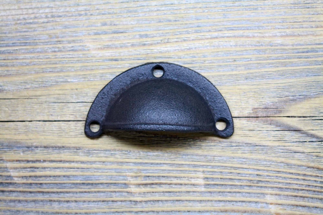 Cup Handle - Cast Iron Decorative Drawer Pull - Etsy