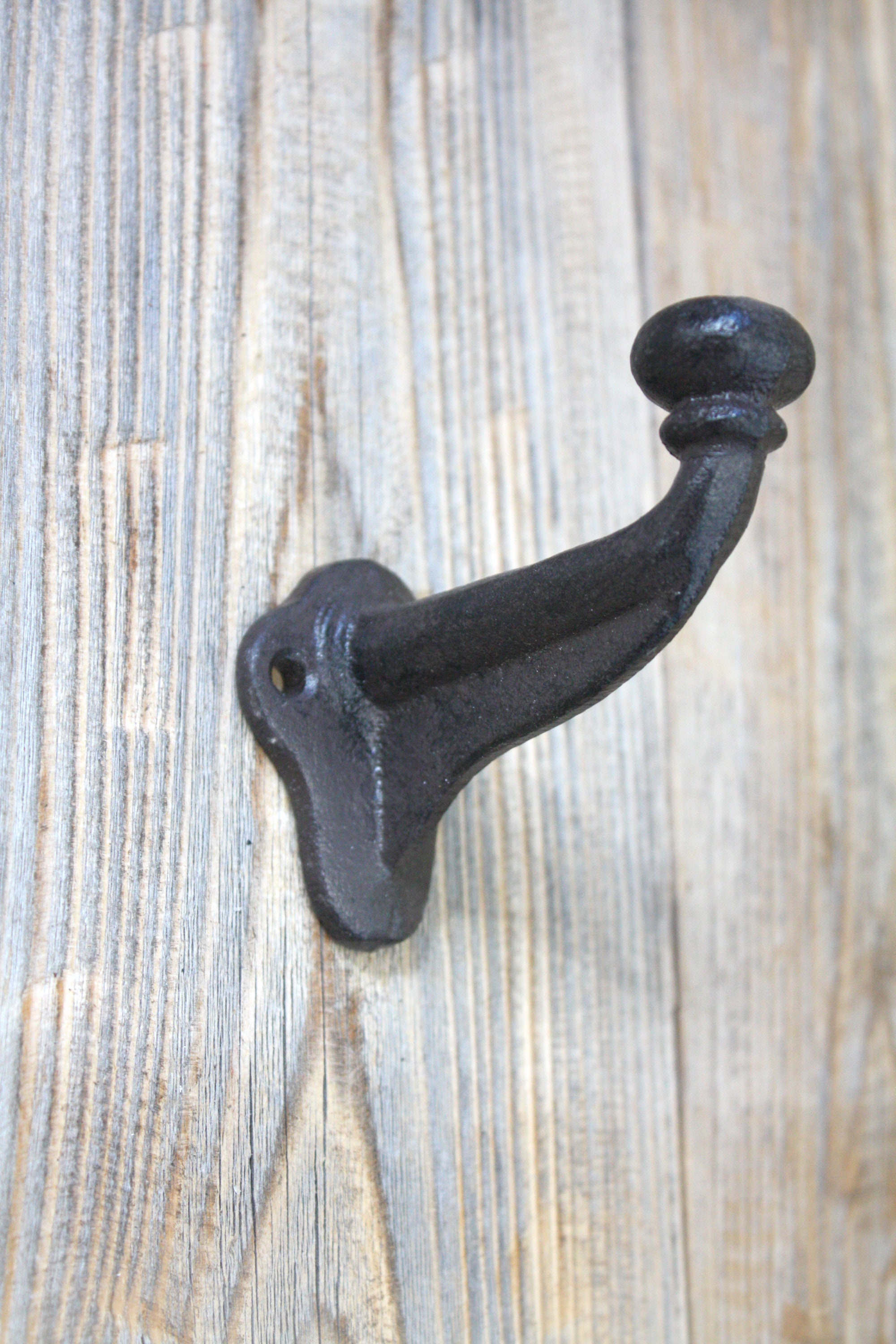 Industrial Wall Hook Sturdy Cast Iron Hook | Etsy