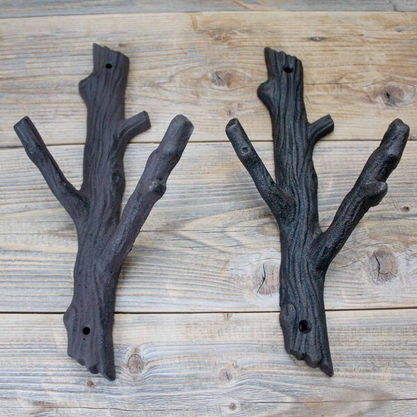 Tree Branch Hooks - Etsy