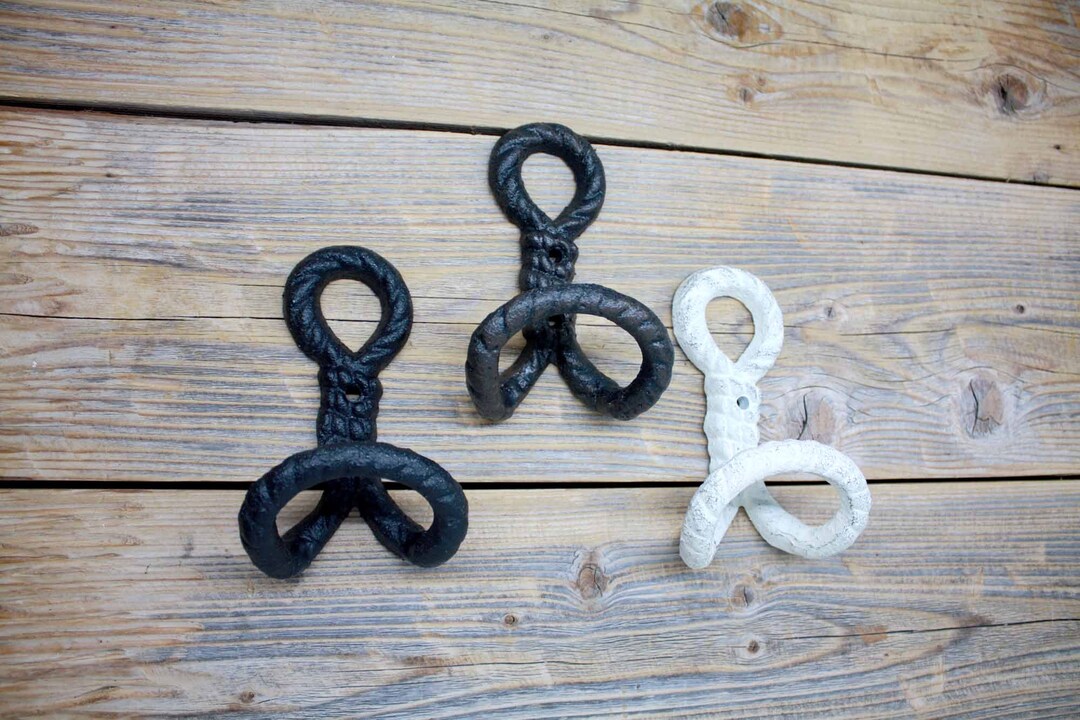 Decorative Lasso Hook, Cast Iron Rope Towel Hook - Etsy
