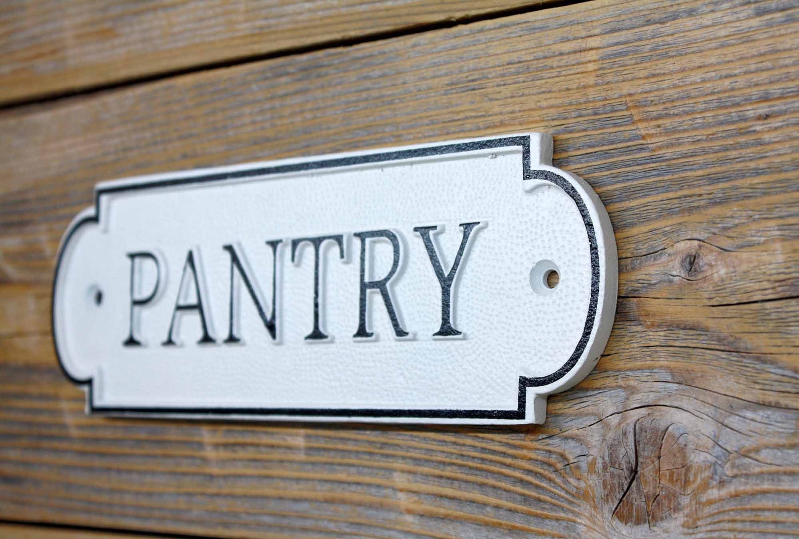 Pantry Door Sign Cast Iron Pantry Kitchen Plaque - Etsy