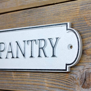 Pantry Door Sign Cast Iron Pantry Kitchen Plaque - Etsy