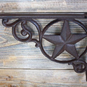 Cast Iron Decorative Star Shelving Bracket Shelf Supports - Etsy Canada