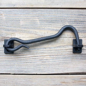 Hook and Eye Gate Latch Cast Iron Eyelet Door Latch - Etsy