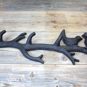 Large Birds on a Branch Key Rack, Cast Iron Key Rack - Etsy