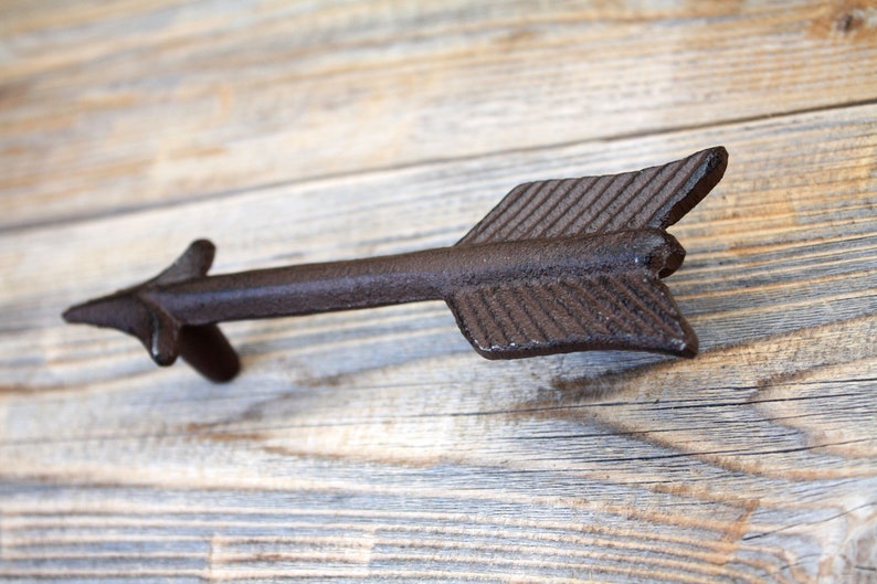 Cast Iron Arrow Handle Arrow Dresser Handles - Etsy Canada
