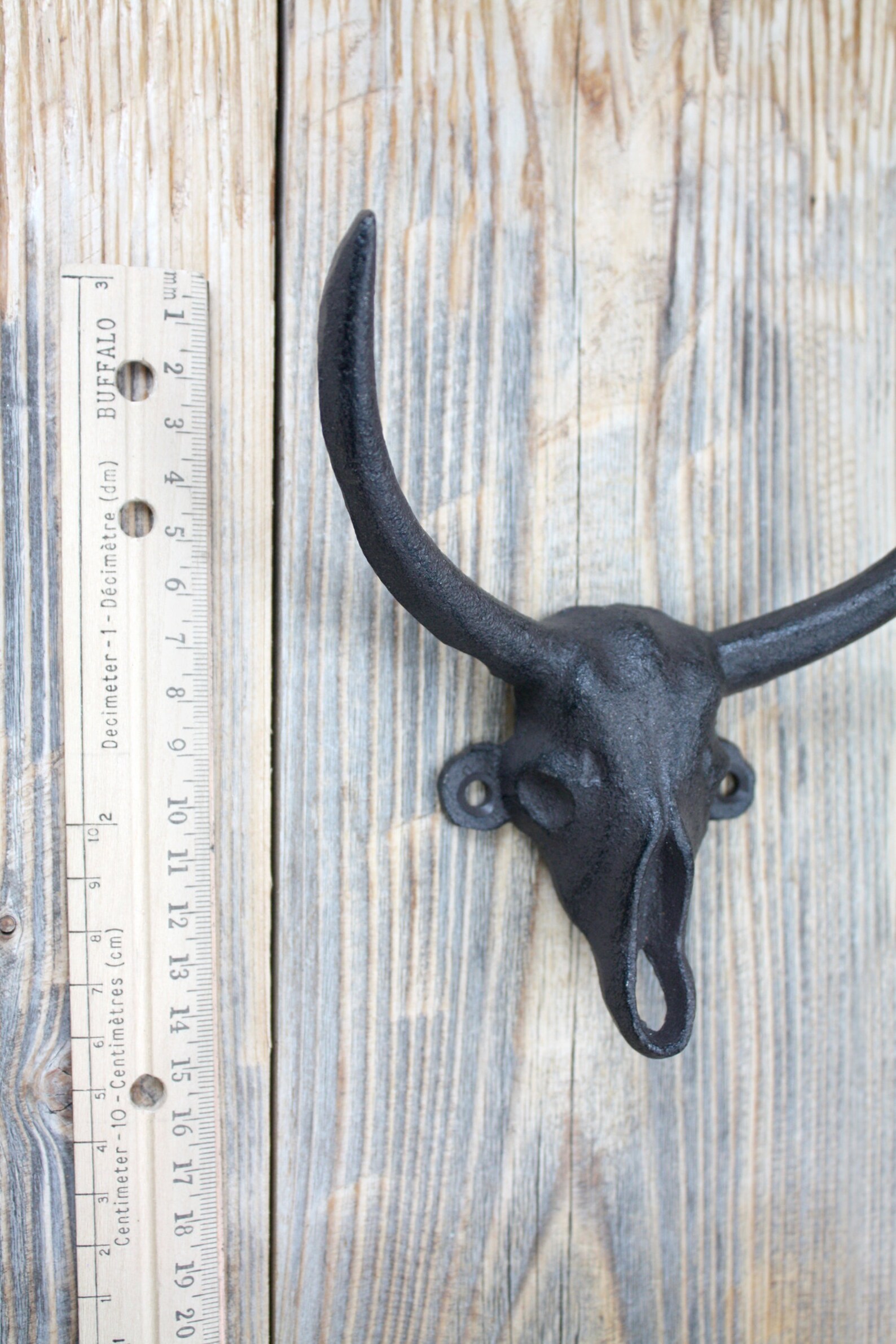 Bull Skull Hook Bull Head Hook Cast Iron Cow Coat Rack Hook | Etsy
