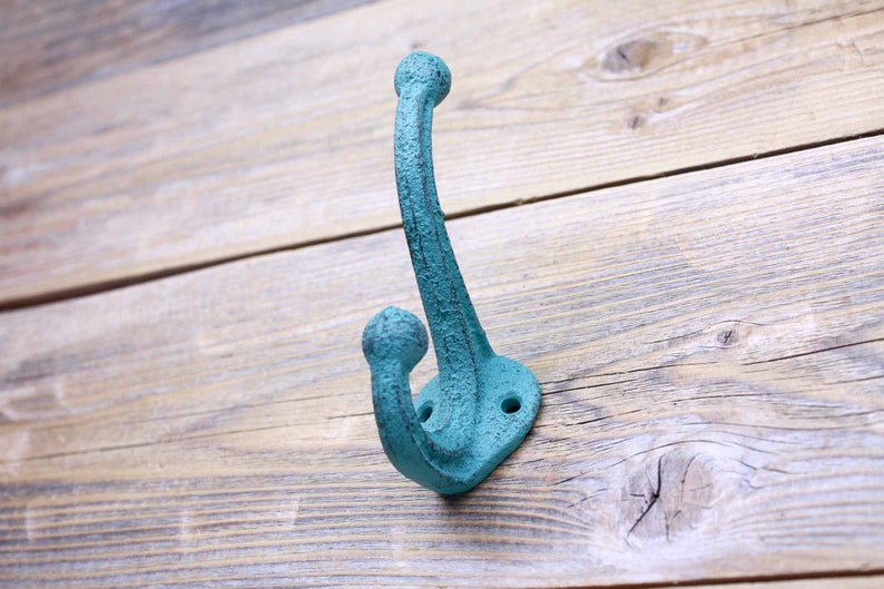 Cast Iron Double Coat Hook Classic Wall Hook - Etsy