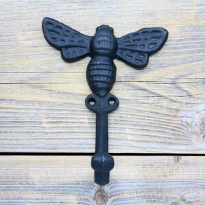Bumblebee Wall Hooks, Cast Iron Bee Hook - Etsy