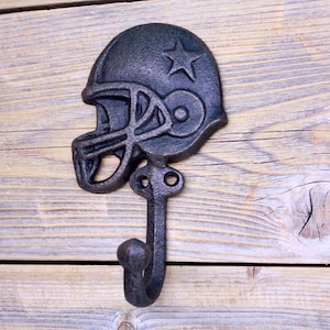 Football Helmet Hook, Sports Room or Medal Trophy Wall Hooks - Etsy
