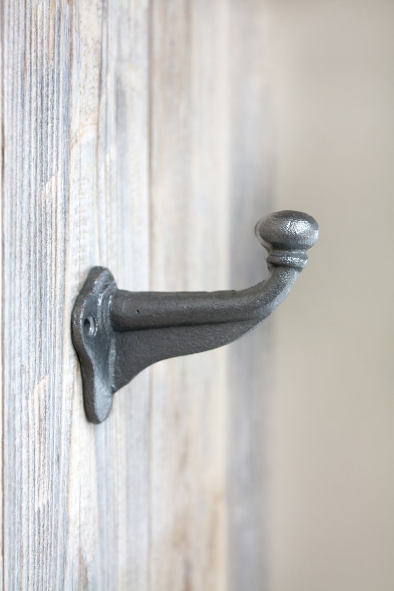 Industrial Wall Hook Sturdy Cast Iron Hook - Etsy