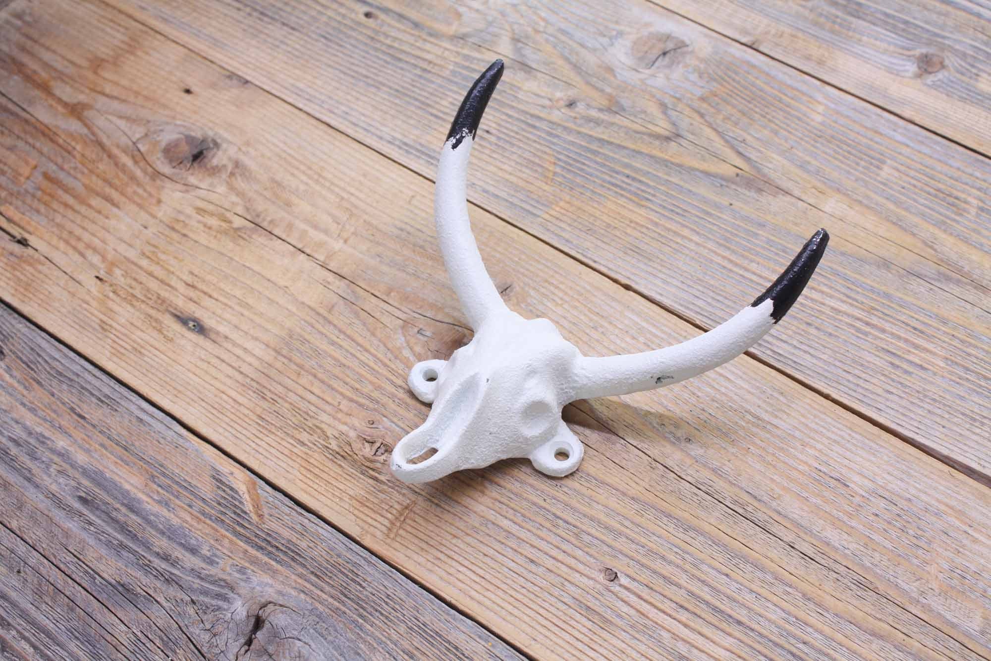 Bull Skull Hook Bull Head Hook Cast Iron Cow Coat Rack Hook | Etsy UK