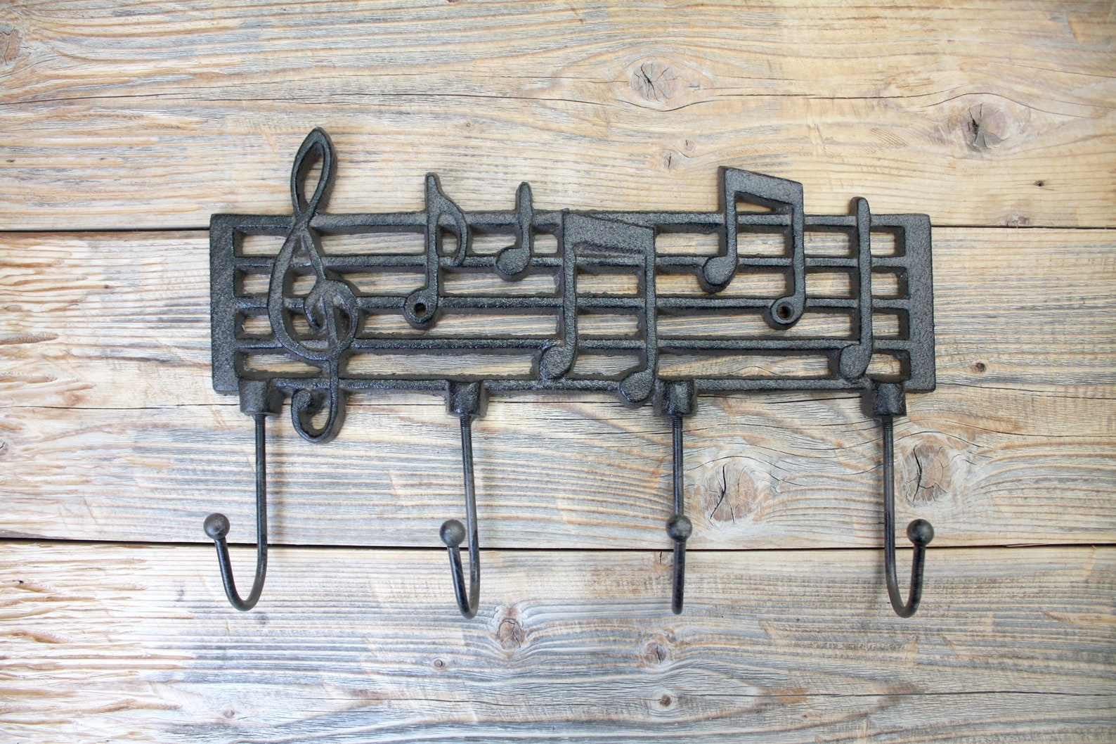 Music Room Hooks Musical Note Coat Rack - Etsy