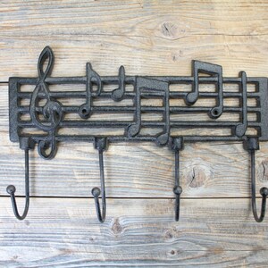Music Room Hooks, Musical Note Coat Rack - Etsy