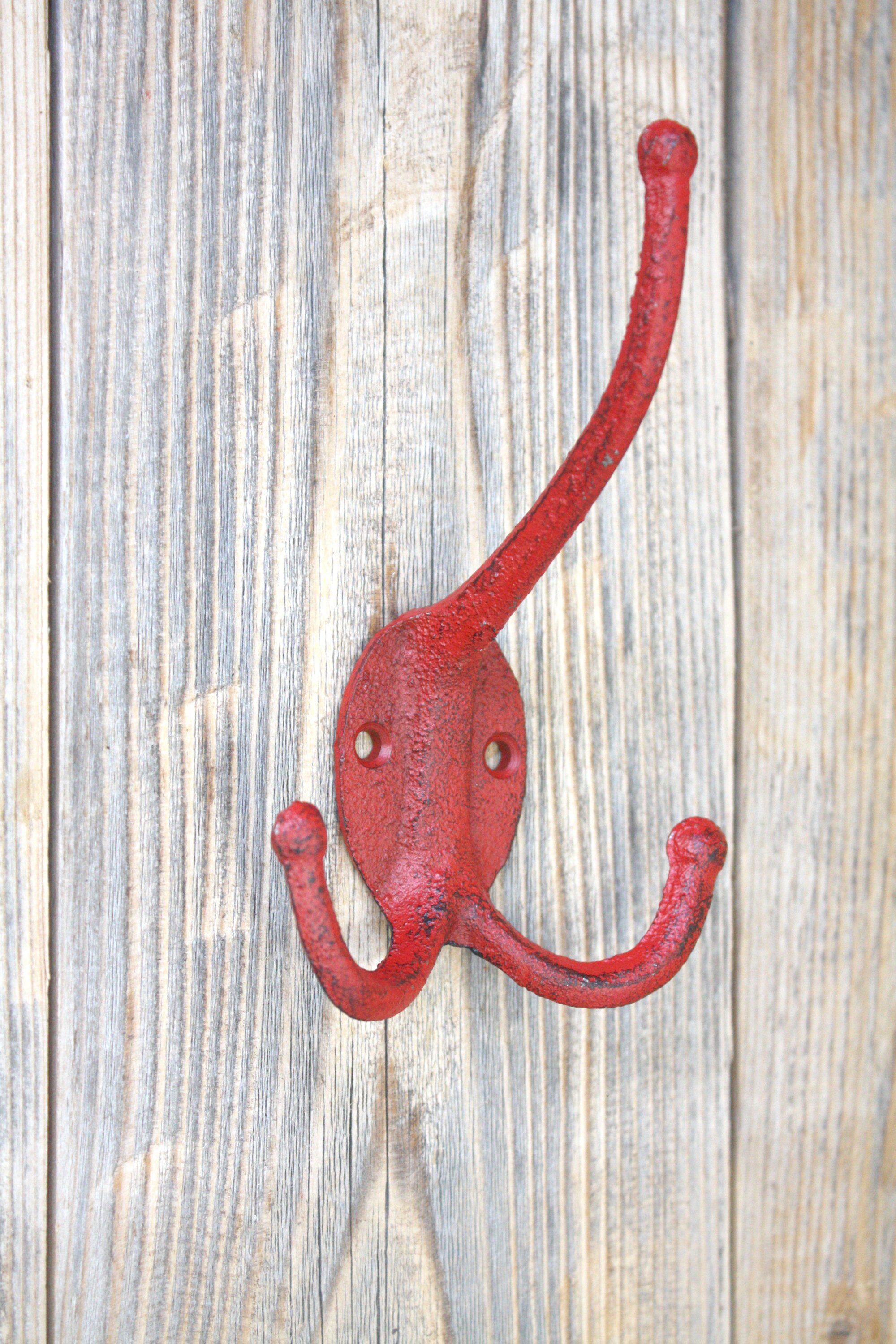 Classic Colourful Triple Coat Hooks Mudroom Cast Iron Coat | Etsy
