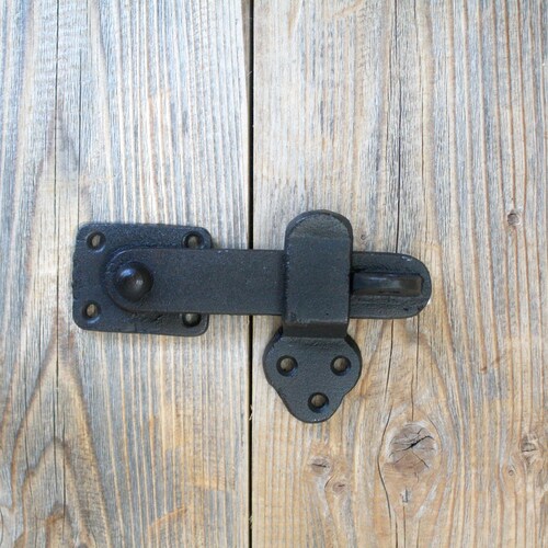 Large Cast Iron Gate Lock or Latch Door Latch Lock - Etsy