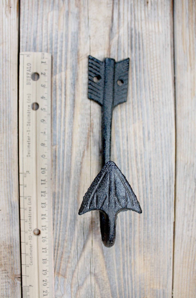 Cast Iron Arrow Coat Hook Arrow Towel Hooks - Etsy Australia
