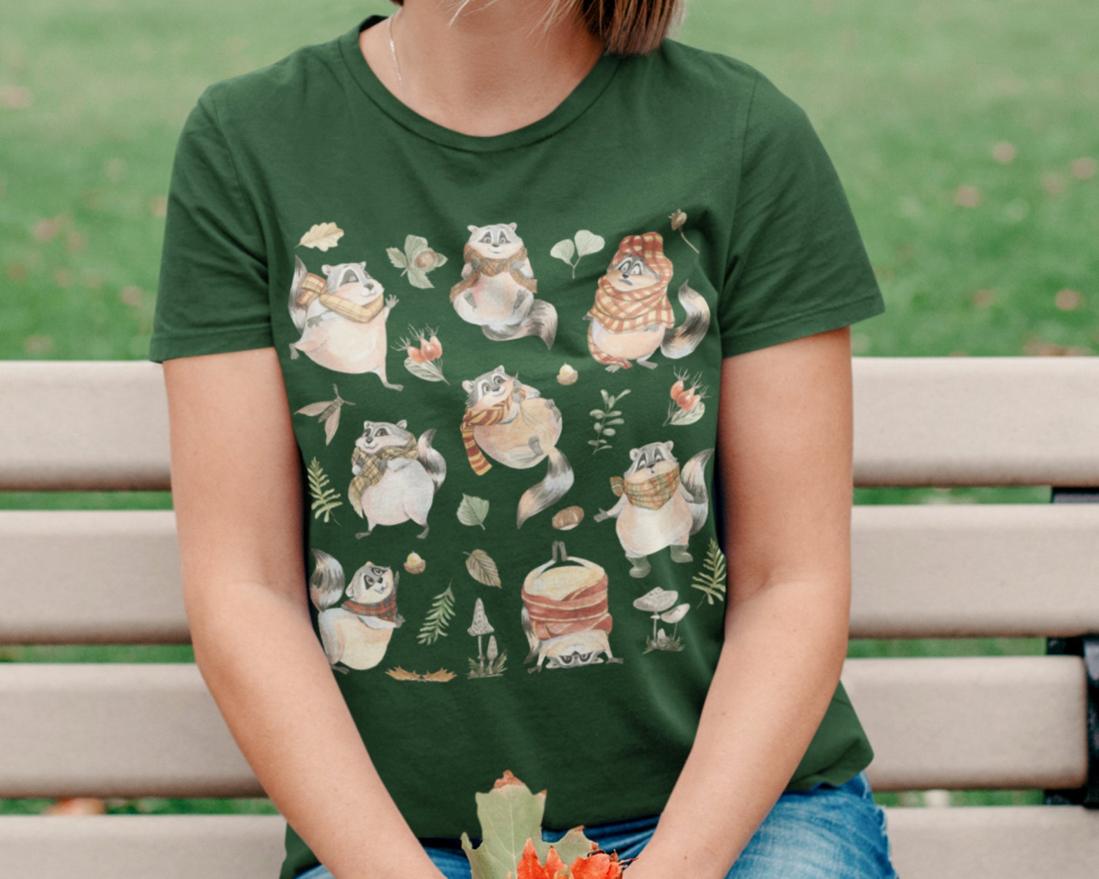 Cute Raccoon Shirt, Funny Raccoon T Shirt, Nature Lover Fall Shirt ...