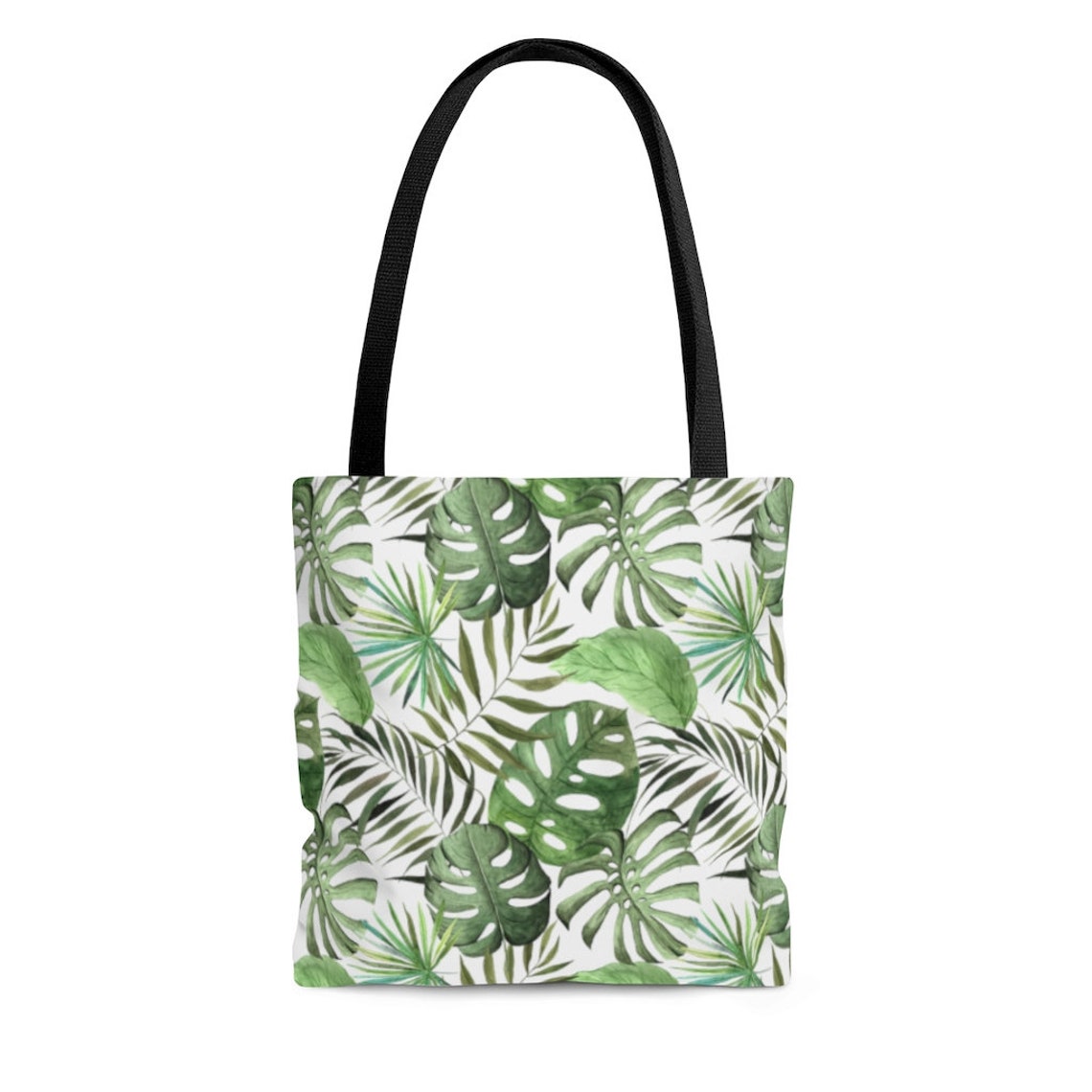 3 Sizes Monstera Tote Bag Tropical Leaves Bag Plant Lover - Etsy