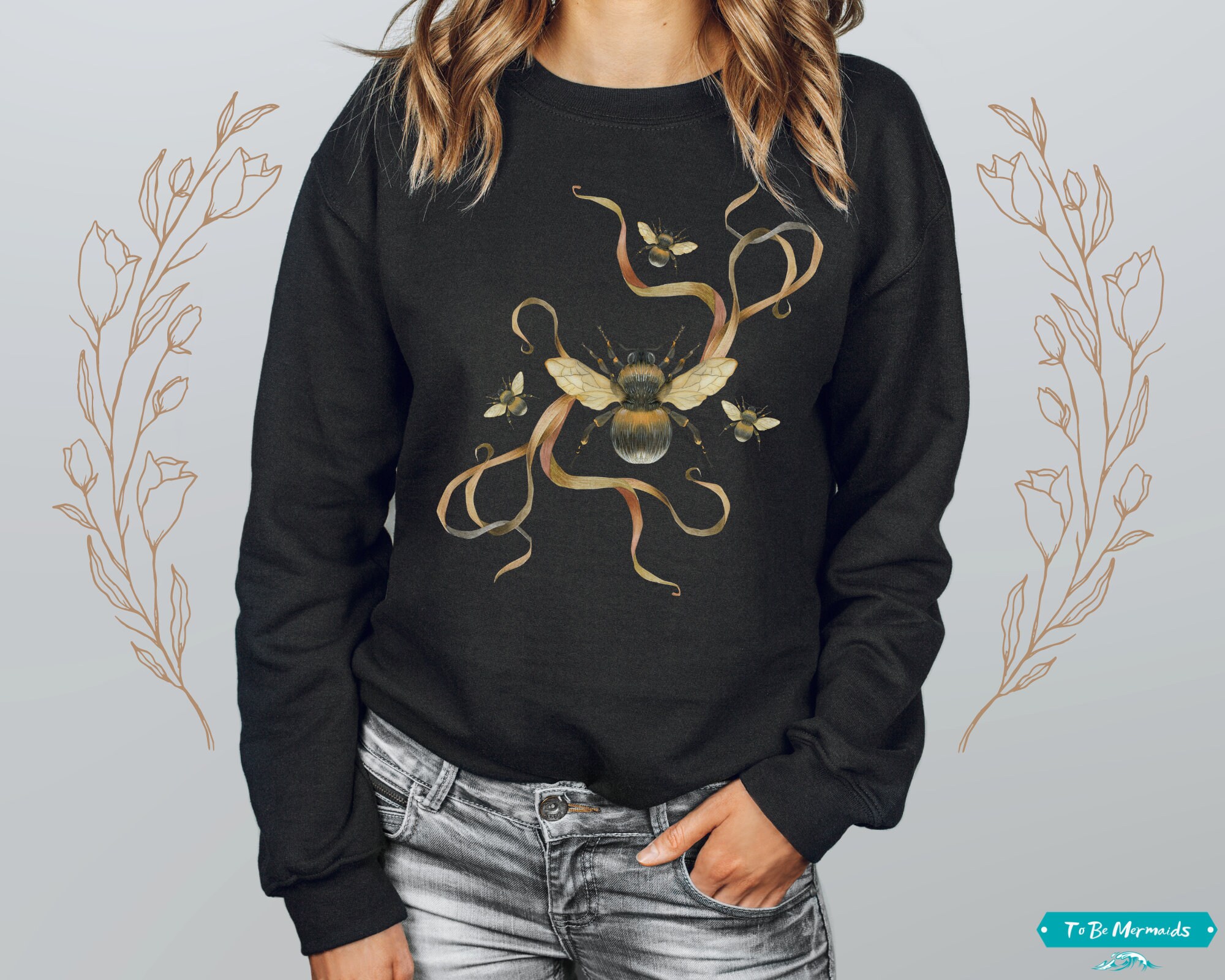Vintage style Bumble Bee Sweater for Women, Bumble Bee Lover Gift ...