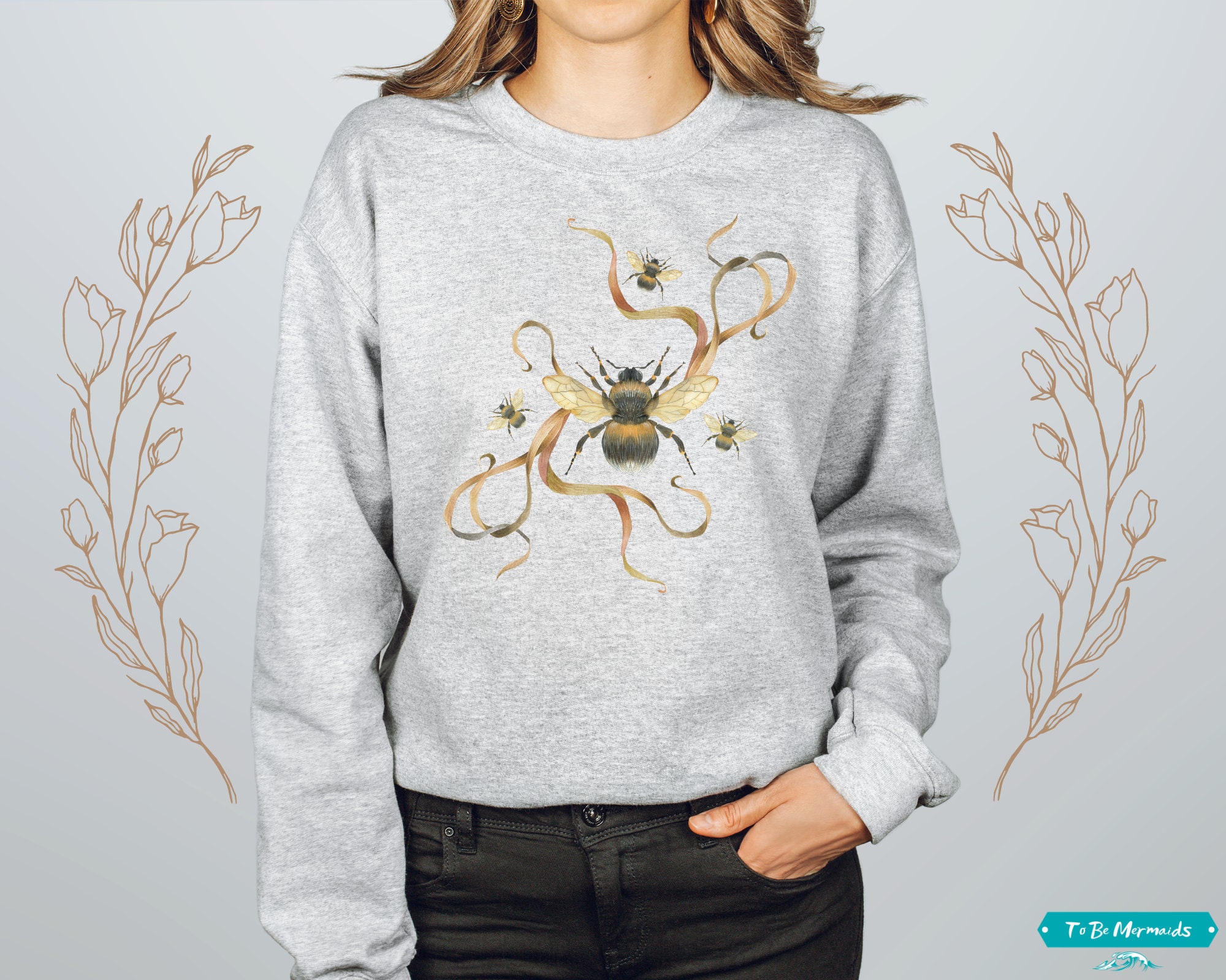 Vintage style Bumble Bee Sweater for Women, Bumble Bee Lover Gift ...