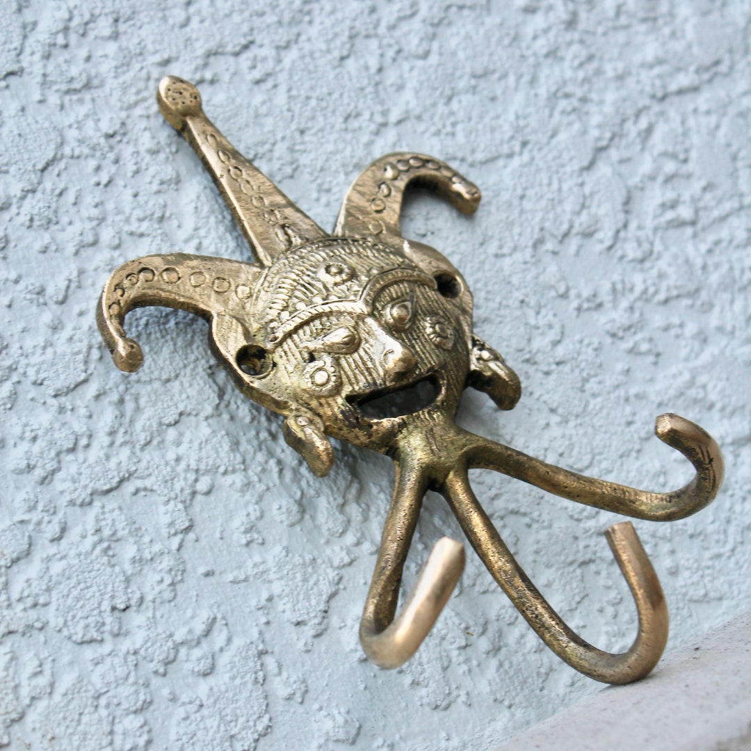 Circus Joker Wall Hook, Towel Hook Farmhouse Ranch Decor, Decorative ...