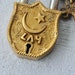 Vintage Padlock, Celestial Moon Star Antique Working Lock, Bronze Lock ...